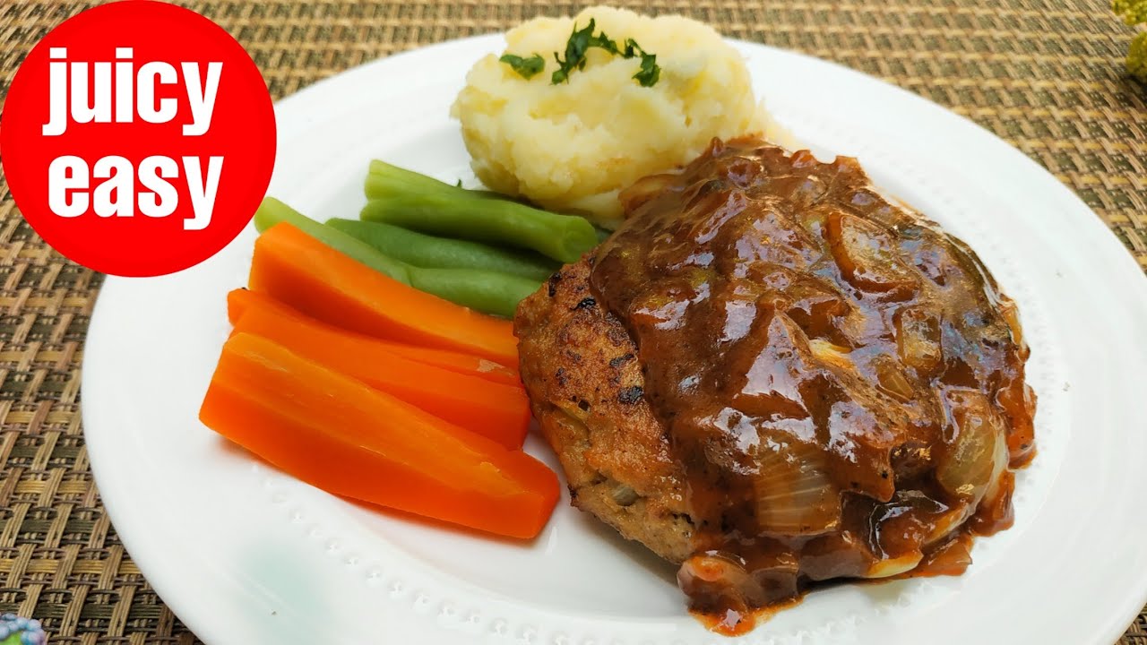 JAPANESE HAMBAGU STEAK ide olahan daging hamburger steak - YouTube