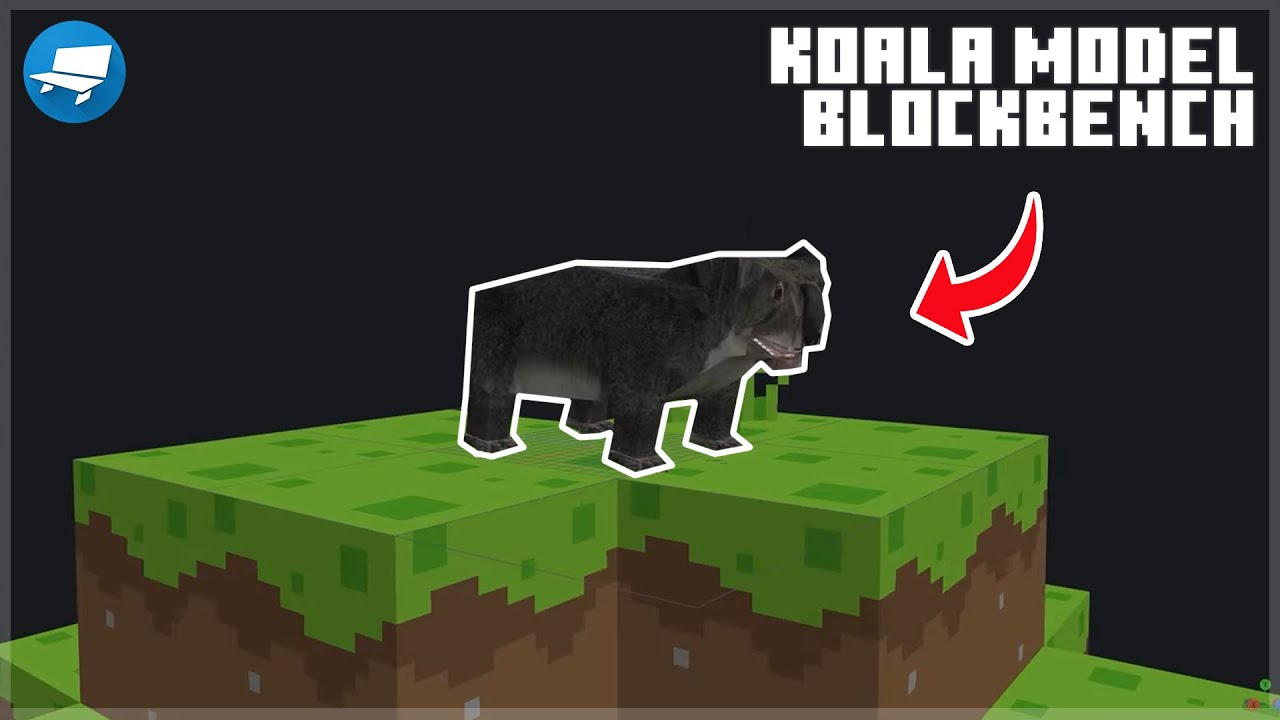 Time Lapse Koala Model in Blockbench HD Bedrock by CyberAxe 012823 Minecraft Bedrock MCPE BE ...