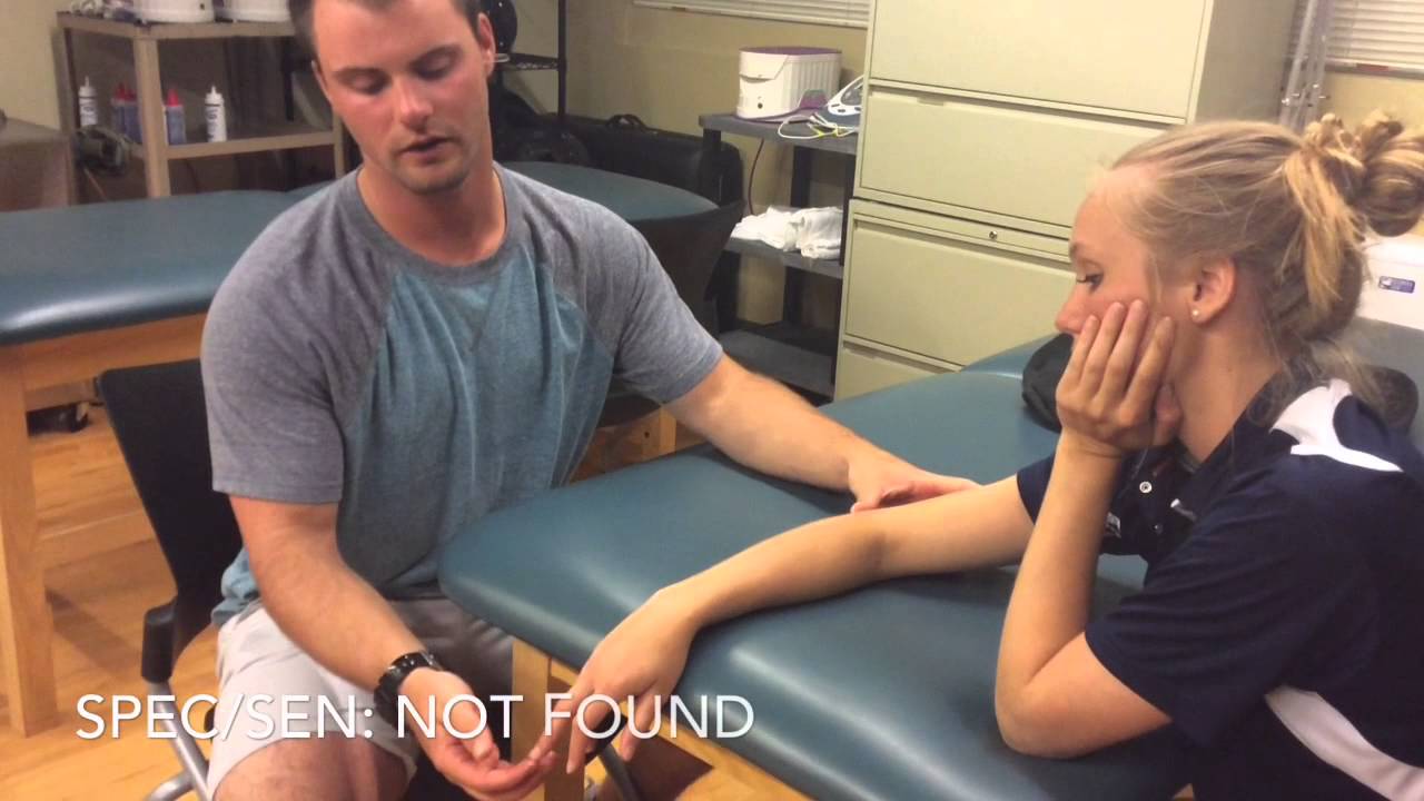 Resistive Tennis Elbow Test - YouTube