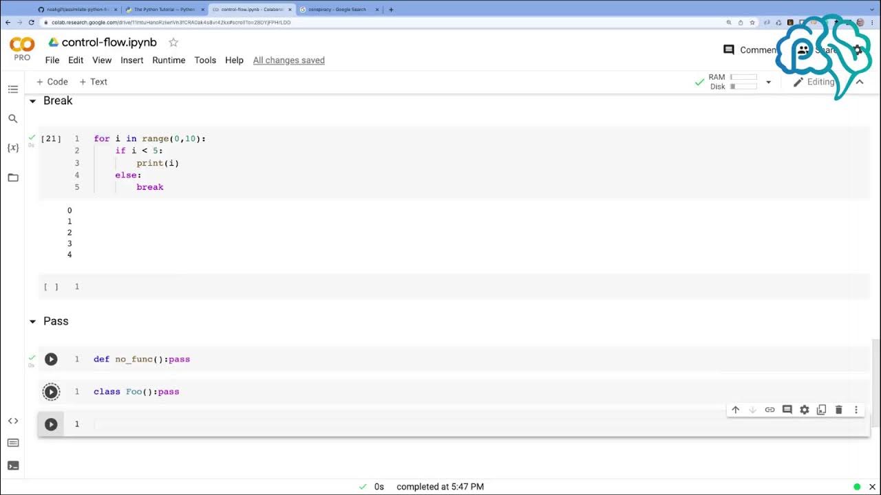 Assimilate Python from Zero-Control Flow - YouTube