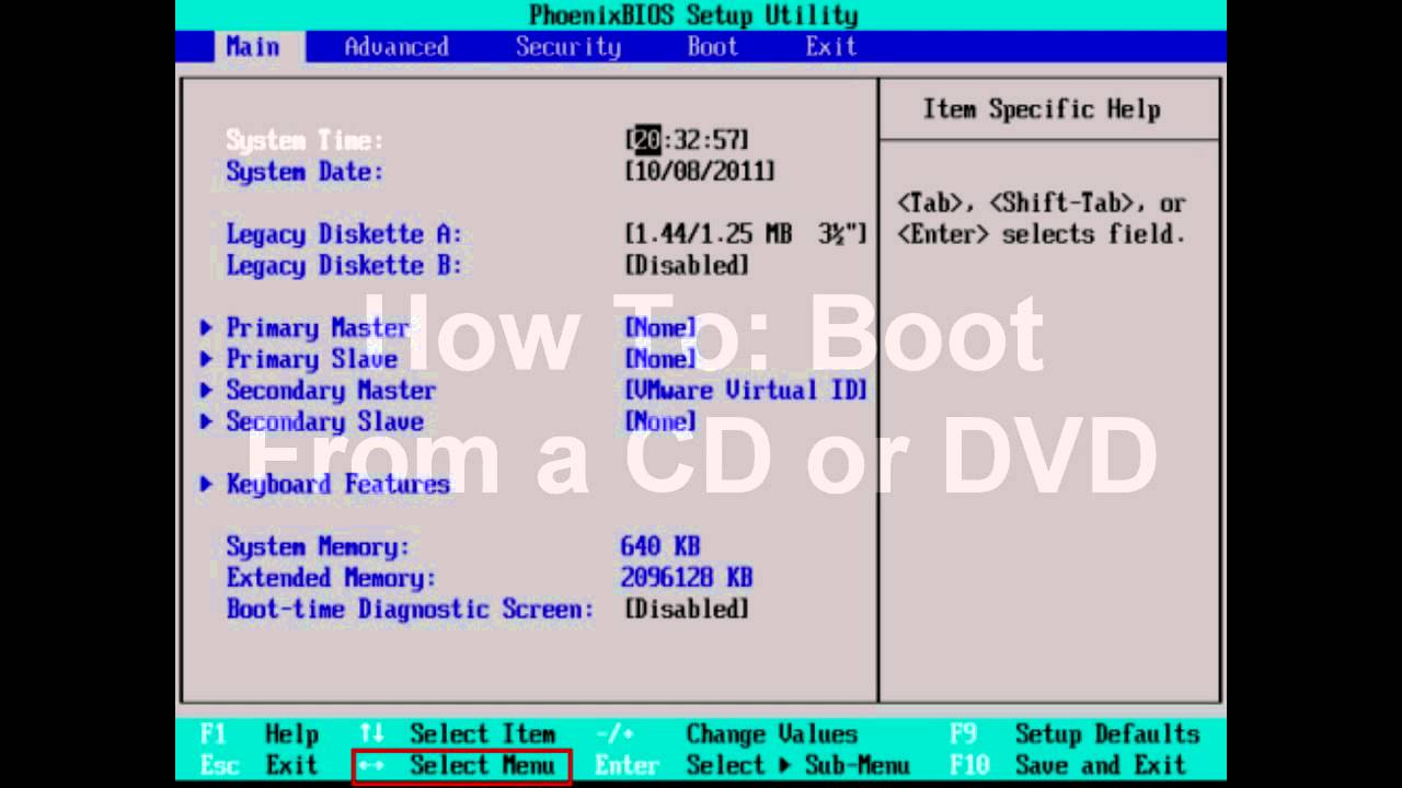 How To: Boot From CD or DVD - YouTube