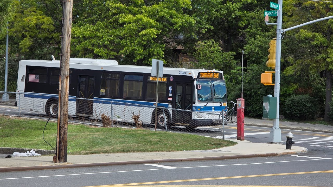 MTA New York City Transit: 2010 Orion VII EPA10 #7035 Training Bus In S ...