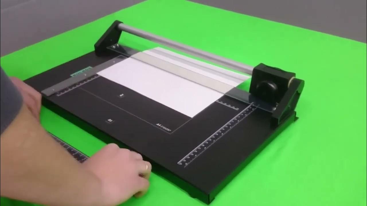 Резак для бумаги Bulros HD-12B - YouTube