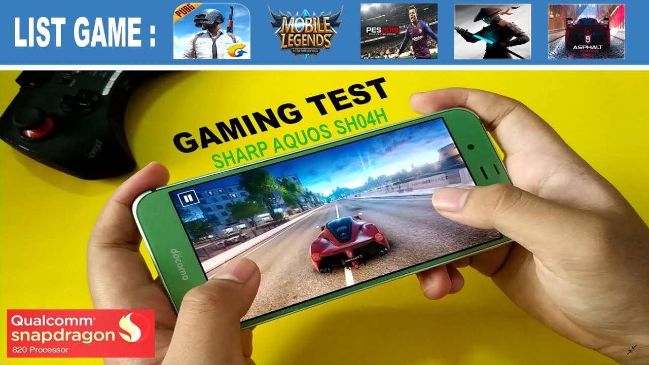 Gaming Test On Sharp Aquos SH04H - YouTube