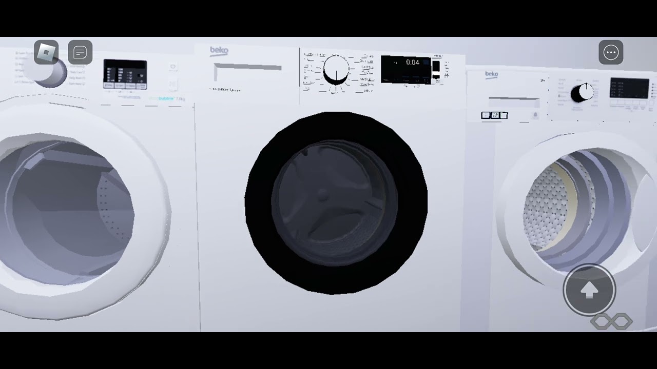 beko wtb841r2w washing machine spin cycle roblox - YouTube