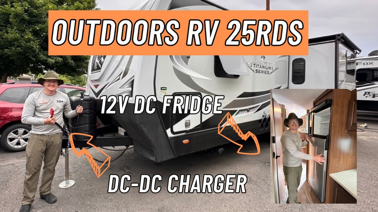 OUTDOORS RV SOLAR W/ 12V DC FRIDGE & DC-DC CHARGER | ORV 25RDS - YouTube