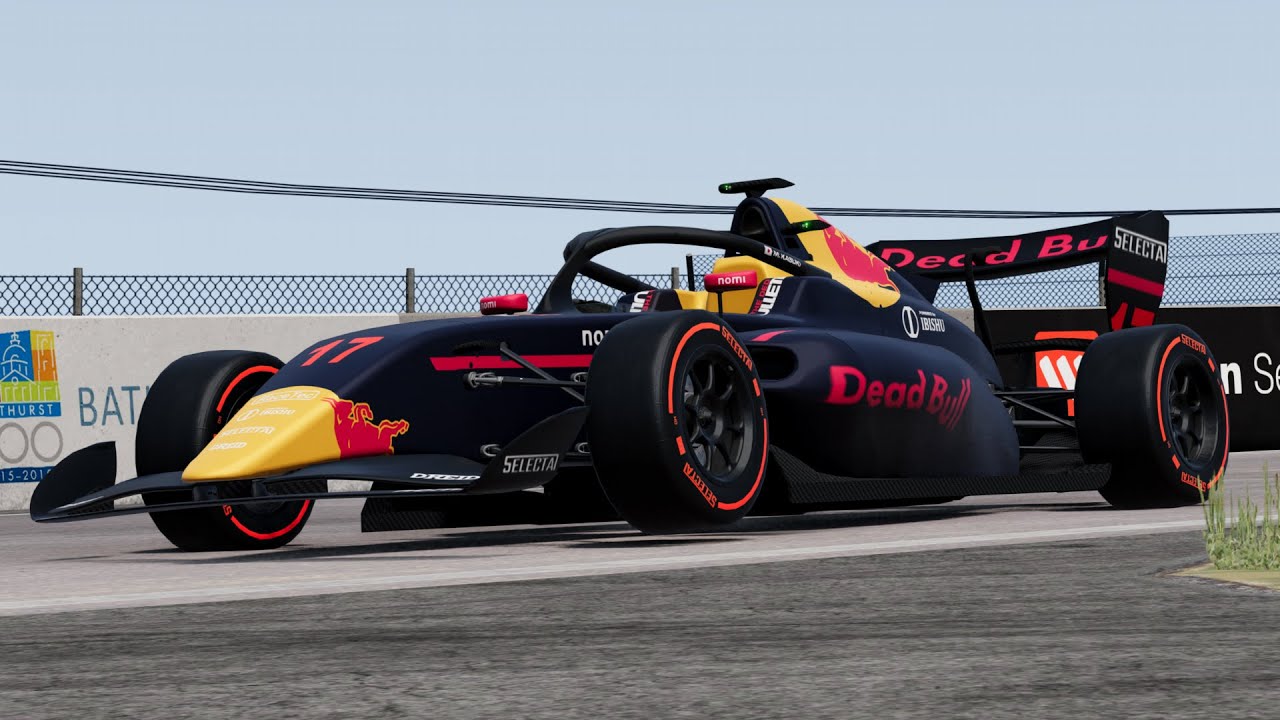 Lap around Mount Panorama in an F3 car (Beamng.drive) - YouTube