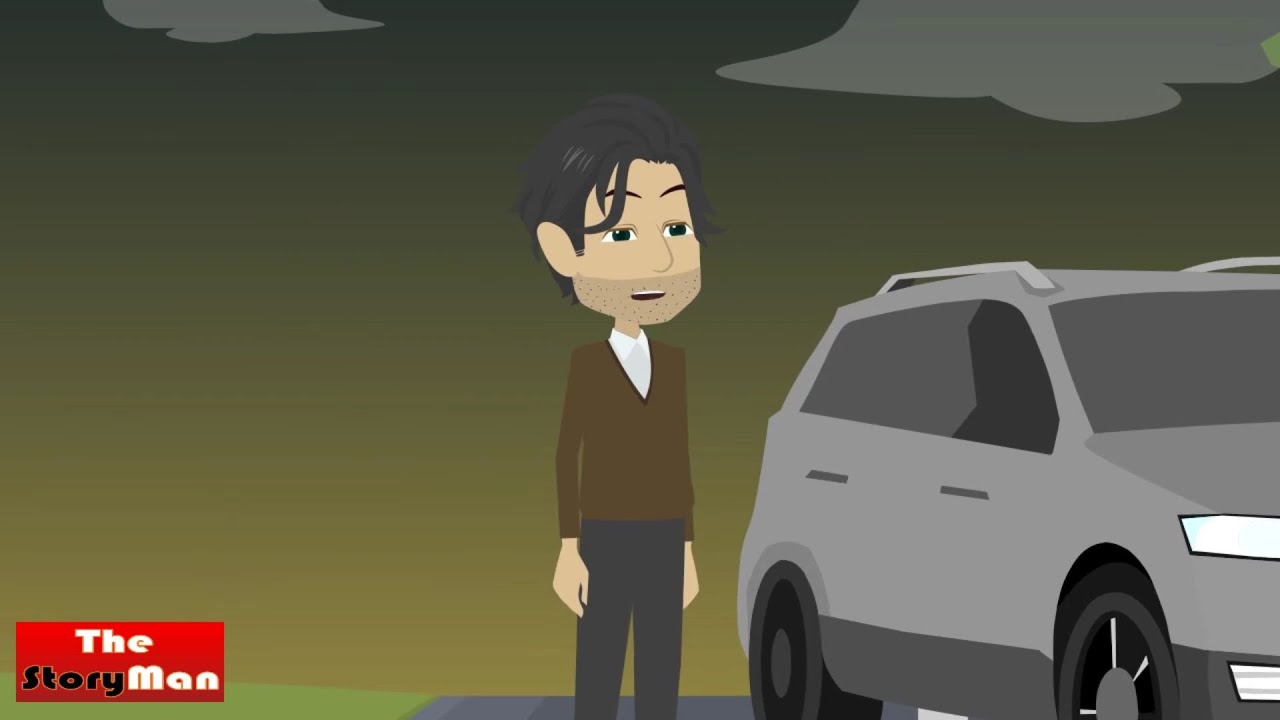 Scary Car Ride Animated Story - YouTube