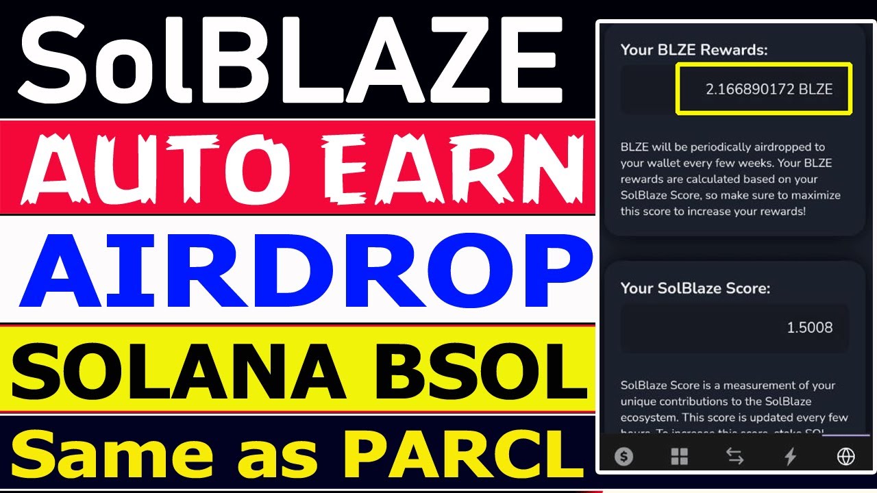 SOLBLAZE Solana Airdrop | Same As PARCL Airdrop - Solana Airdrop - YouTube