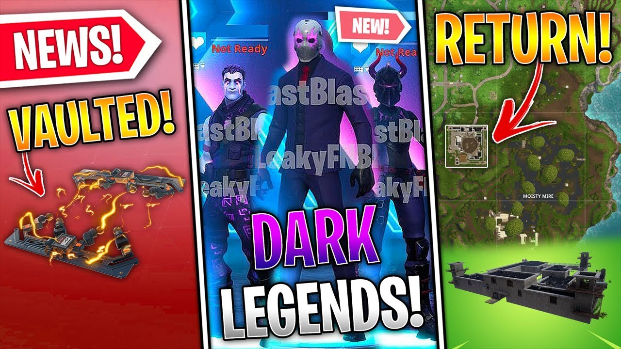 Dark Legends Pack LEAKED IN-GAME, Moisty Mire Prison Return, Zapper ...