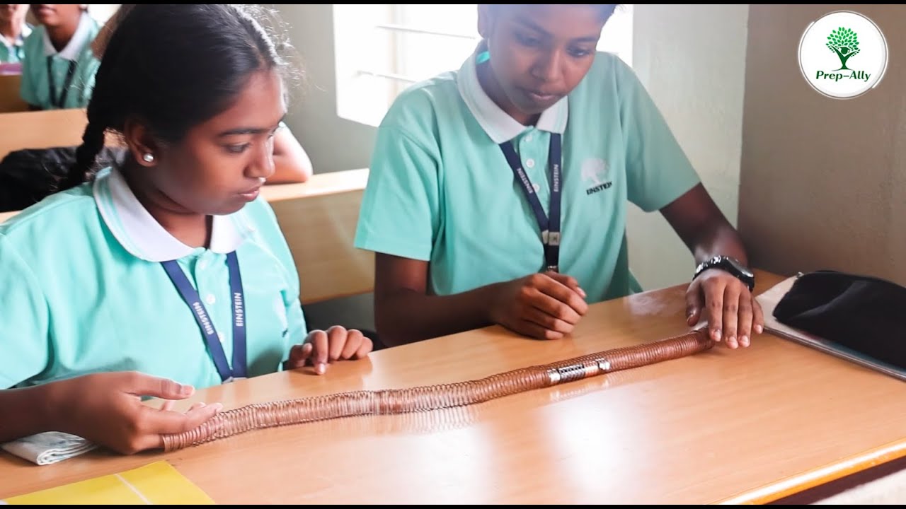 Simple Electromagnetic Train Demonstration | Hands-on Physics Learning ...