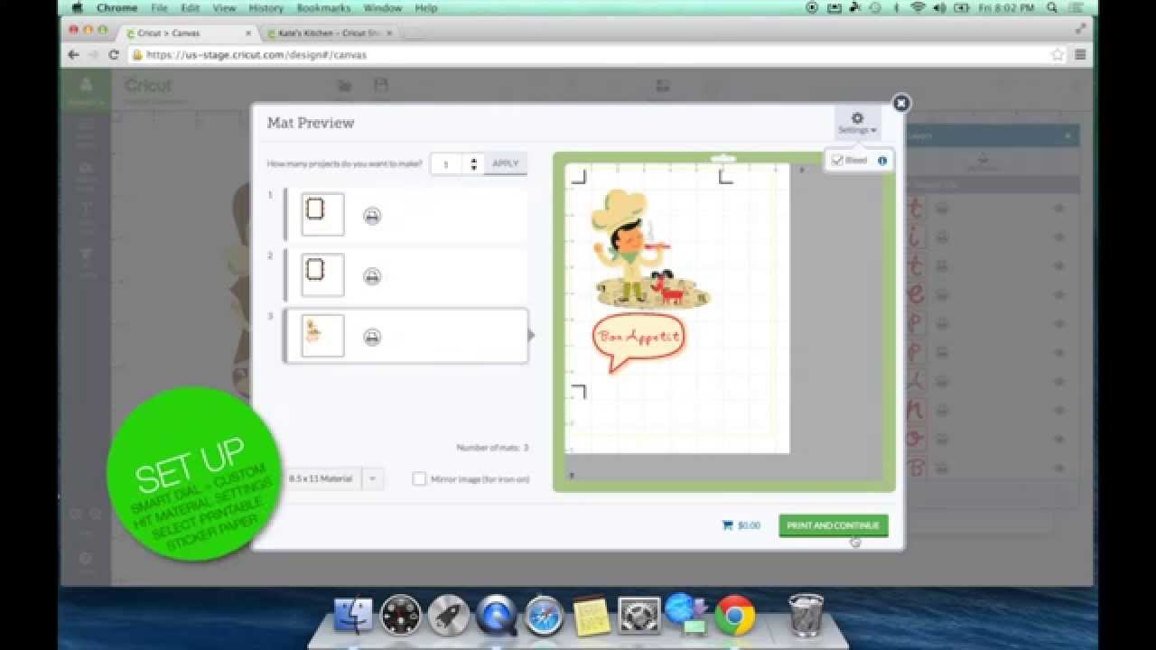 Cricut Explore How To Use Printable Sticker Paper YouTube