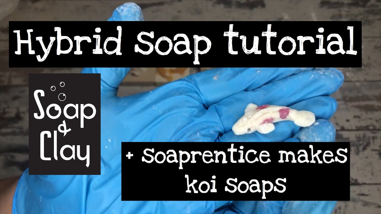 Hybrid soap tutorial and KOI FISH!! | Soaprentice does art | Day 102/ ...