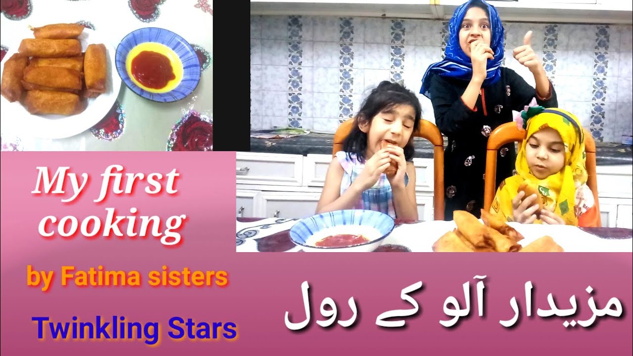 Tasty& Crispy potato spring roll by Fatima Sisters l Aloo ky mazydar ...