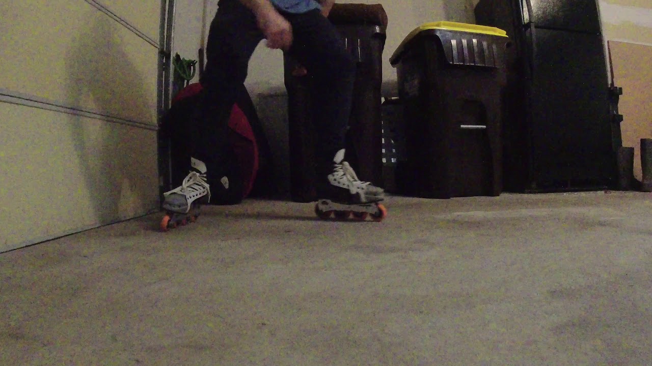 Inline Skating Power Stop Practice - YouTube