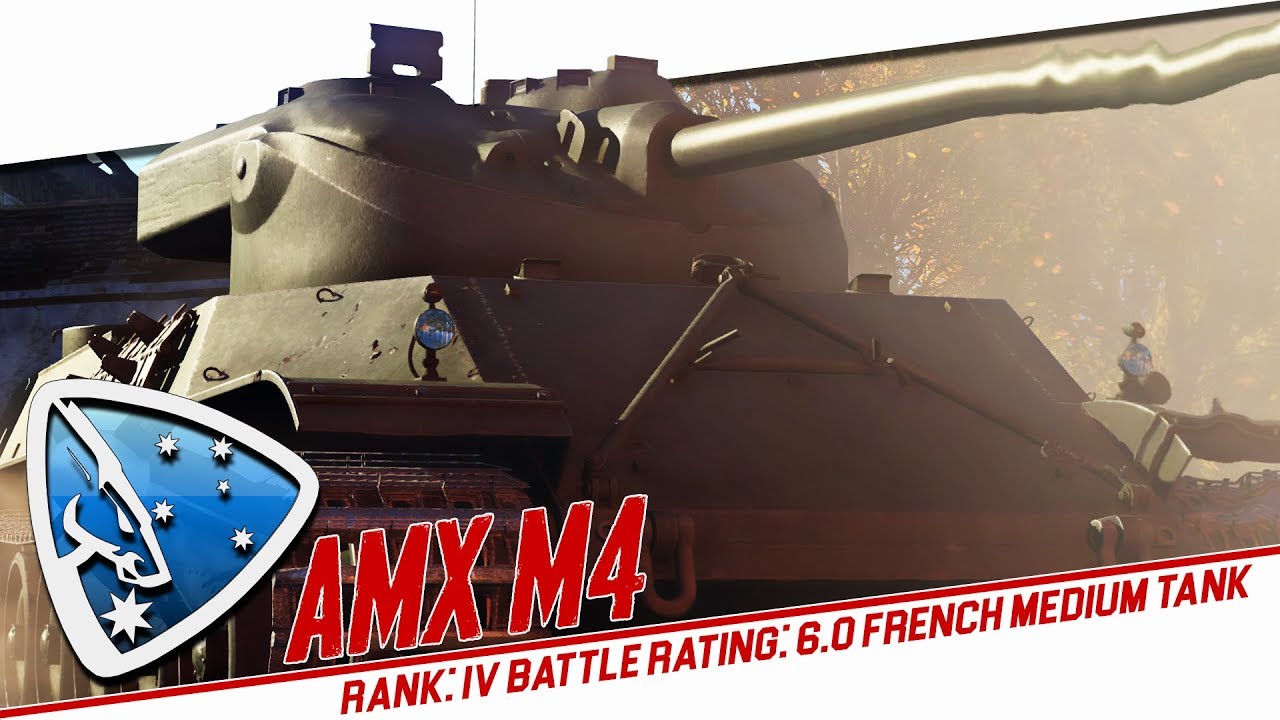 War Thunder: AMX M4 Medium Tank Review - YouTube