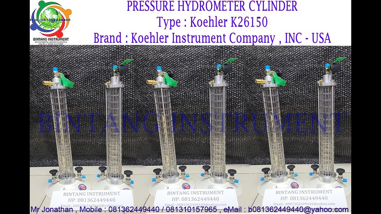 Unboxing Pressure Hydrometer Cylinder Koehler K26150 Jakarta Indonesia ...