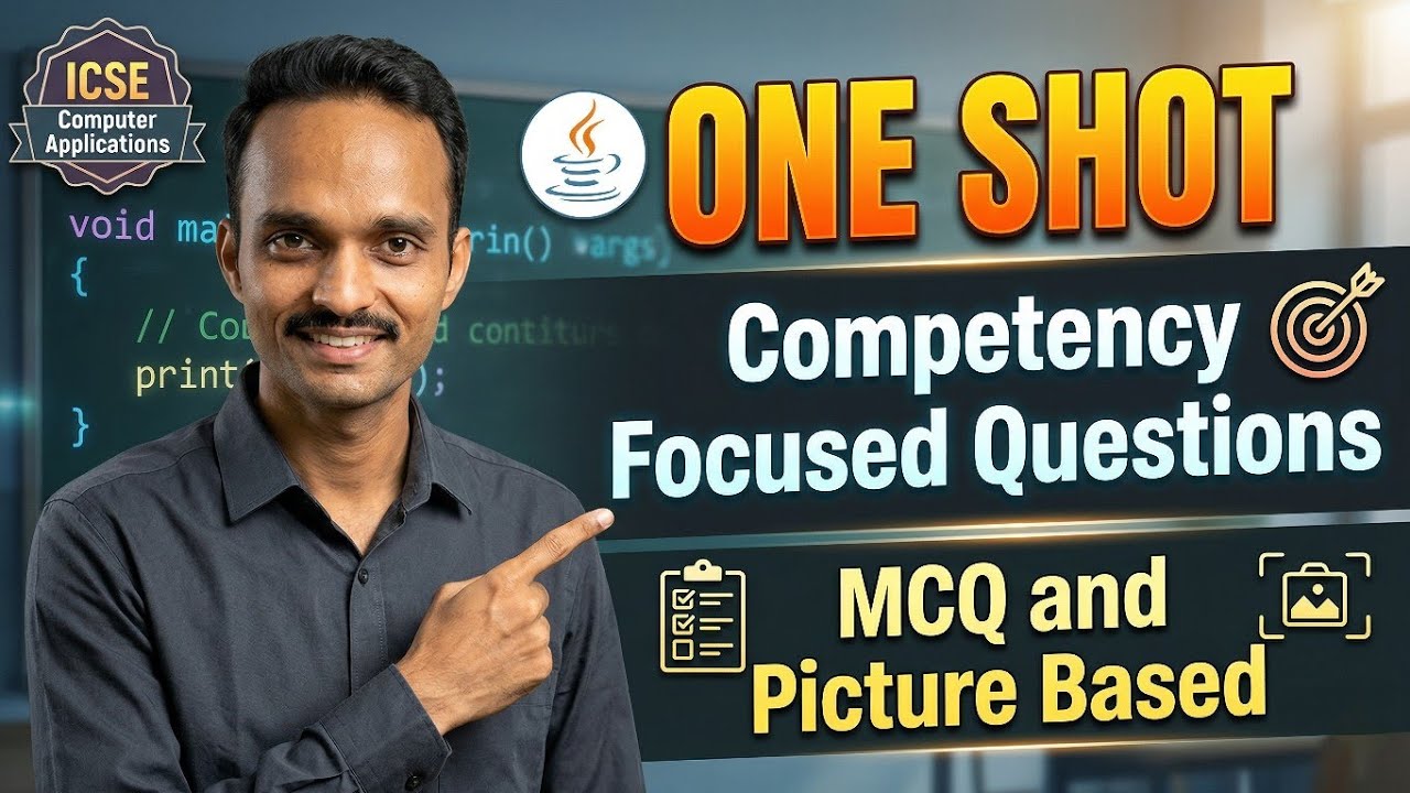 🎯 ONE SHOT: ICSE Class 10 Computer Applications | Competency + Picture ...