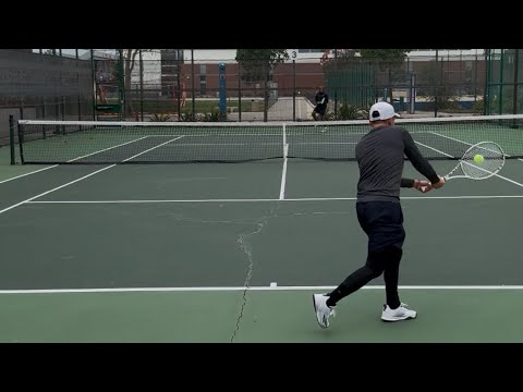 Chill Hitting Session: Two Handed Forehand/Backhand - YouTube