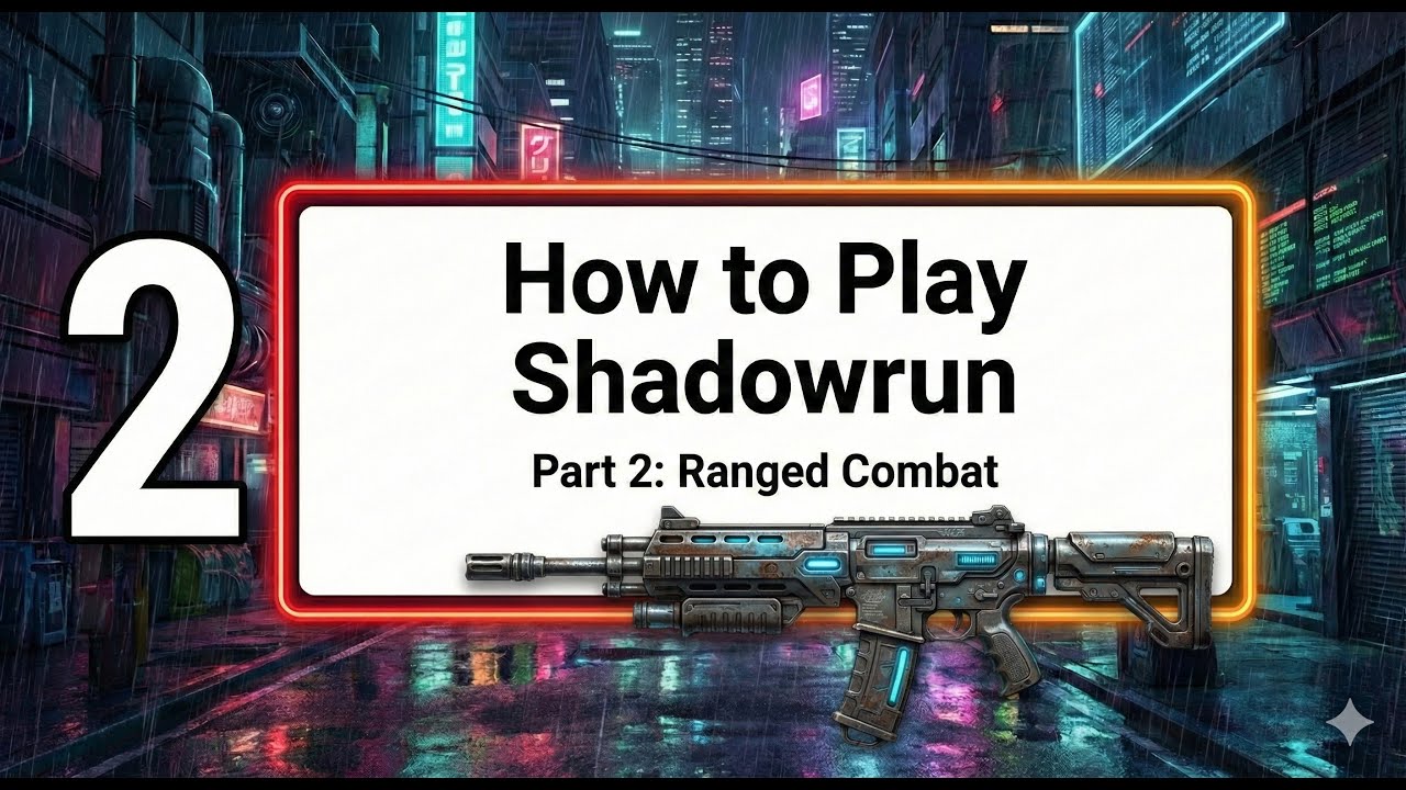 How to Play Shadowrun Part 2, Ranged Combat - YouTube