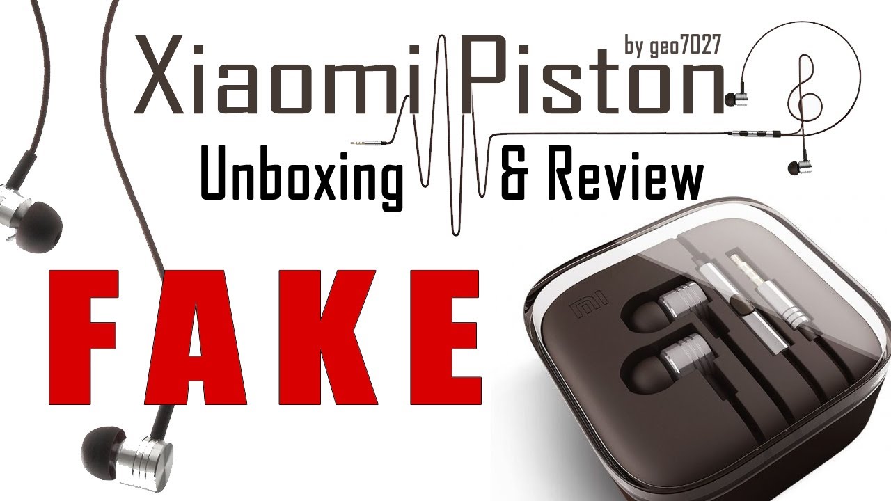 Review Xiaomi Piston FAKE - признаки подделки наушников Xiaomi - YouTube