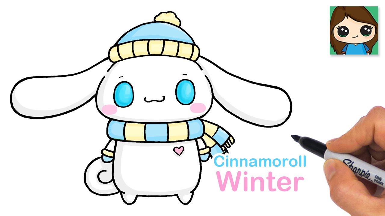 How to Draw Cinnamoroll Winter | Warm and Cozy - YouTube
