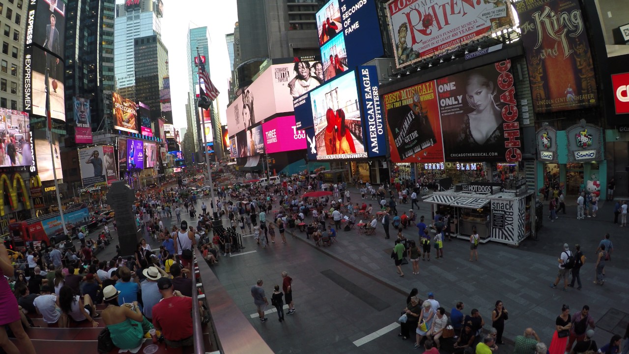 TIMES SQUARE GOPRO 4K - YouTube