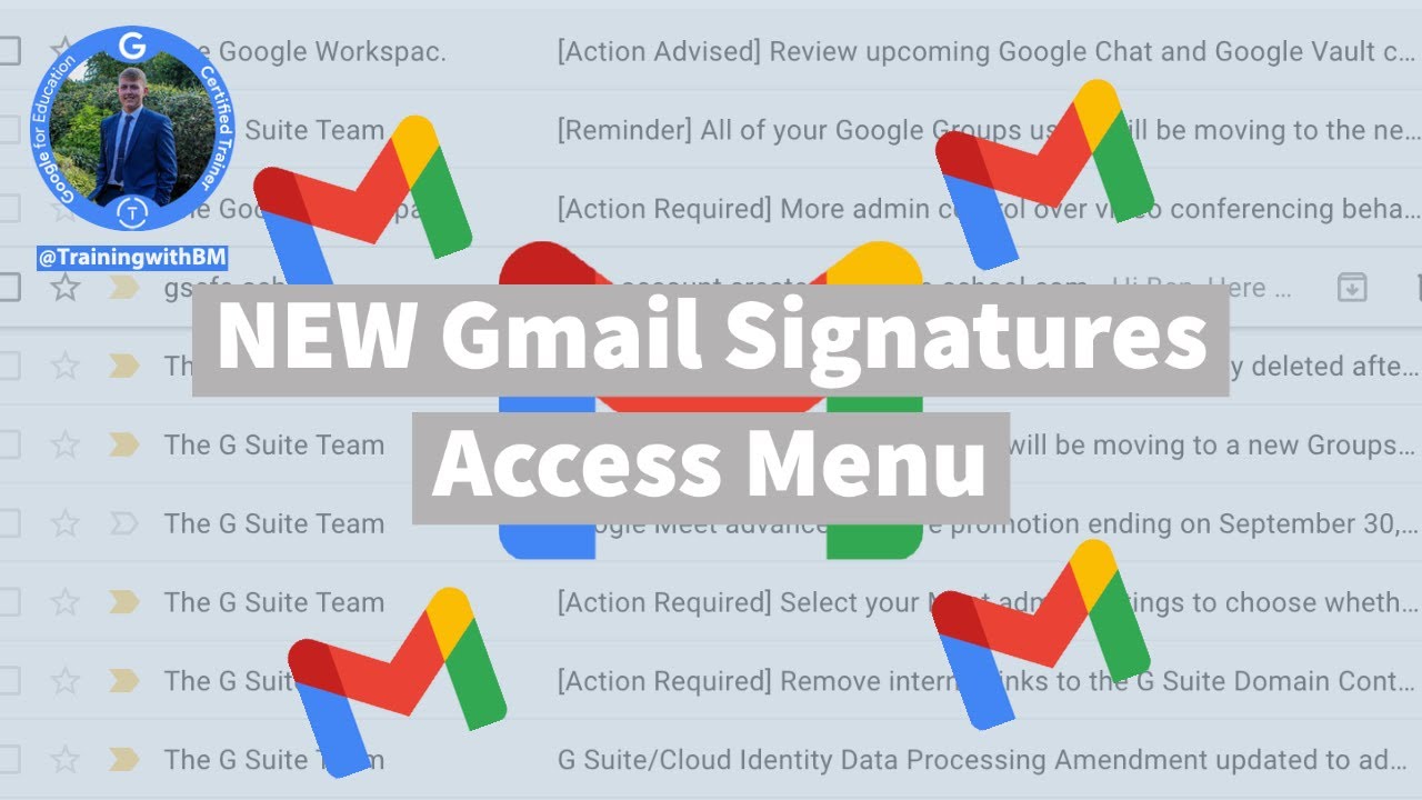 How to quick access Gmail signatures - YouTube