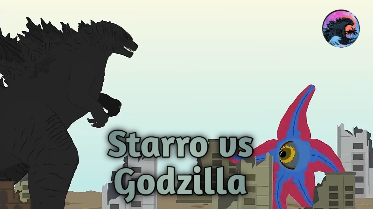 Starro vs Godzilla | Monster Battle Fight | Animation Battle Cartoon ...