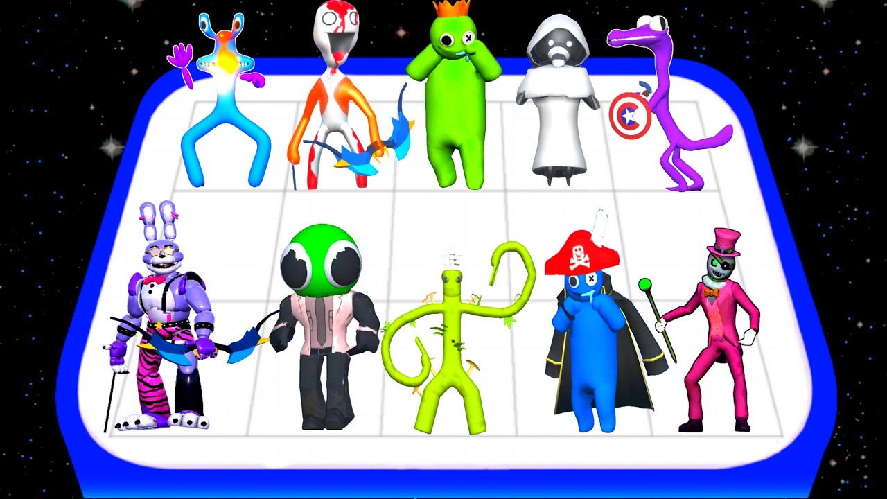 Monster Rampage - Rainbow Friends 2 Vs 100 Doors Master , Mobile ...
