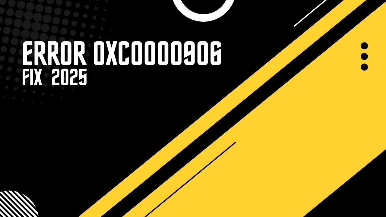 Fix Application Error 0xc0000906 | Quick & Easy Guide (2025) - YouTube