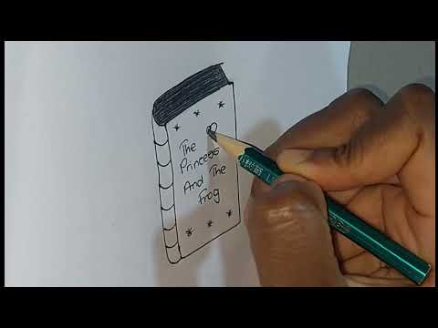 Step By Step Tutorial - How To Draw A Closed Book - YouTube