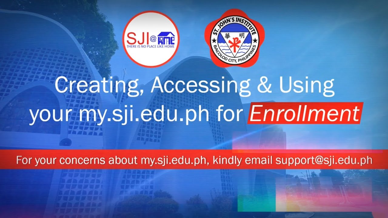 SJI Online Enrollment through the SJI Portal - Procedures - YouTube