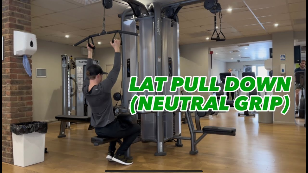 Lat Pulldown - Neutral Grip - YouTube