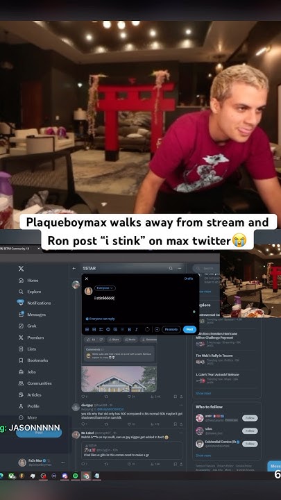 Plaqueboymax is never beating these stink allegations😭 #plaqueboymax #max #faze #stableronaldo ...