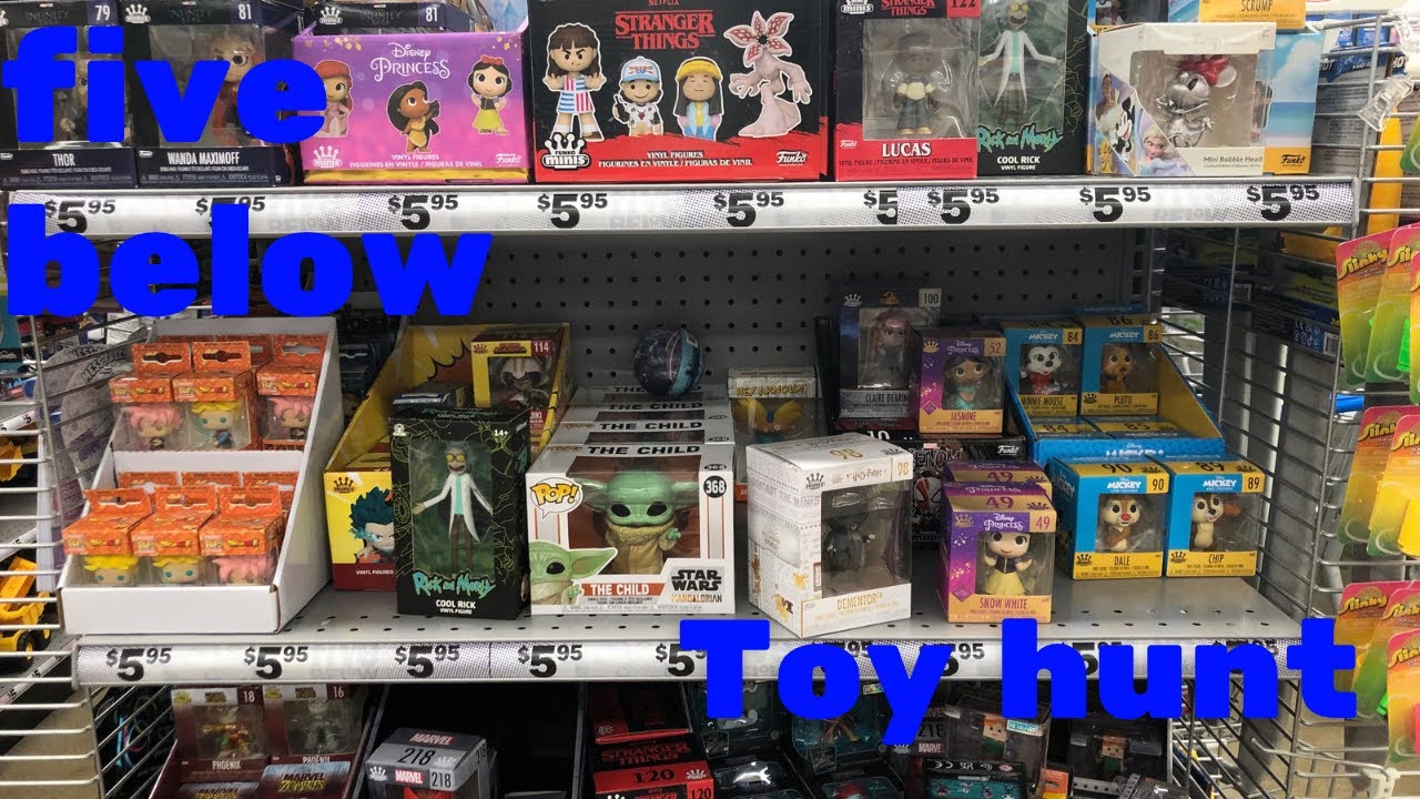 Five below toy hunt (more pops) - YouTube