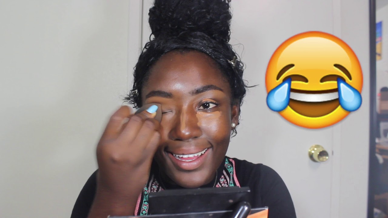 BRUH I ALMOST PASSED OUT | 5 MIN MAKEUP CHALLENGE - YouTube