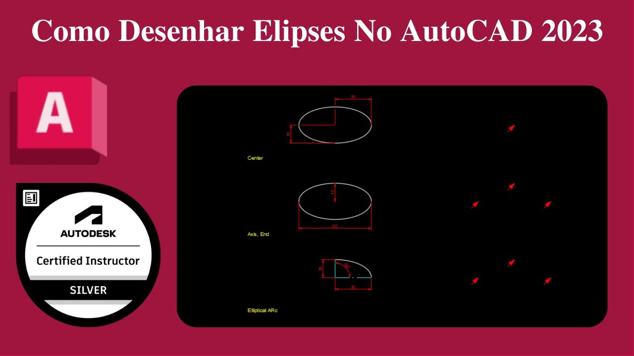 Domine a Criação de Elipses no AutoCAD: Dicas essenciais | 𝐀𝐮𝐥𝐚 𝟏𝟓 ...