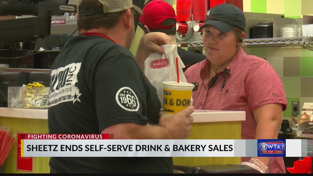 Sheetz stops self-serve drink and bakery sales - YouTube