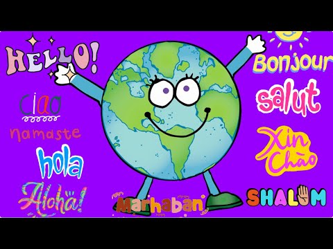 Hello Around the World | Songs for Kids - Nursery Rhymes | Children's ...