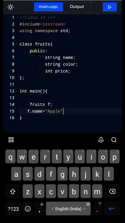 Creating Class In c++#shorts#coding#cplusplus - YouTube