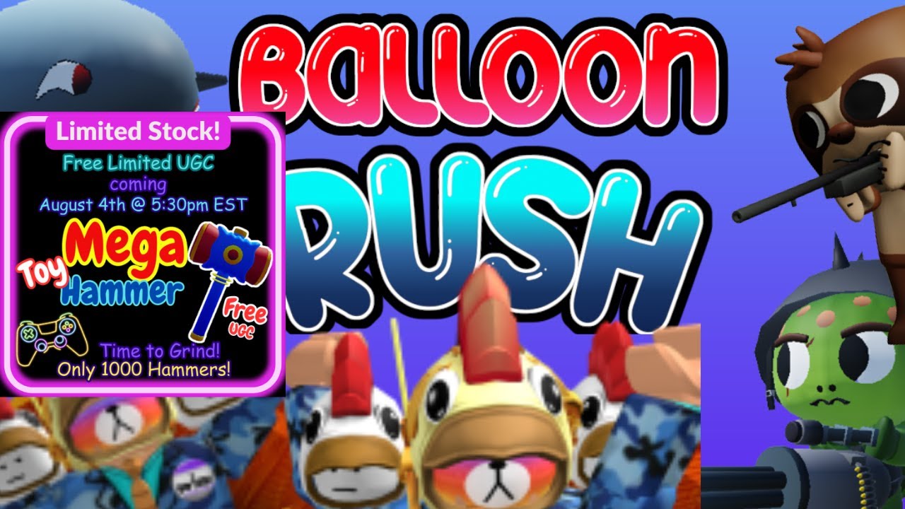 FREE UGC HELP on Balloon Rush Roblox!! - YouTube