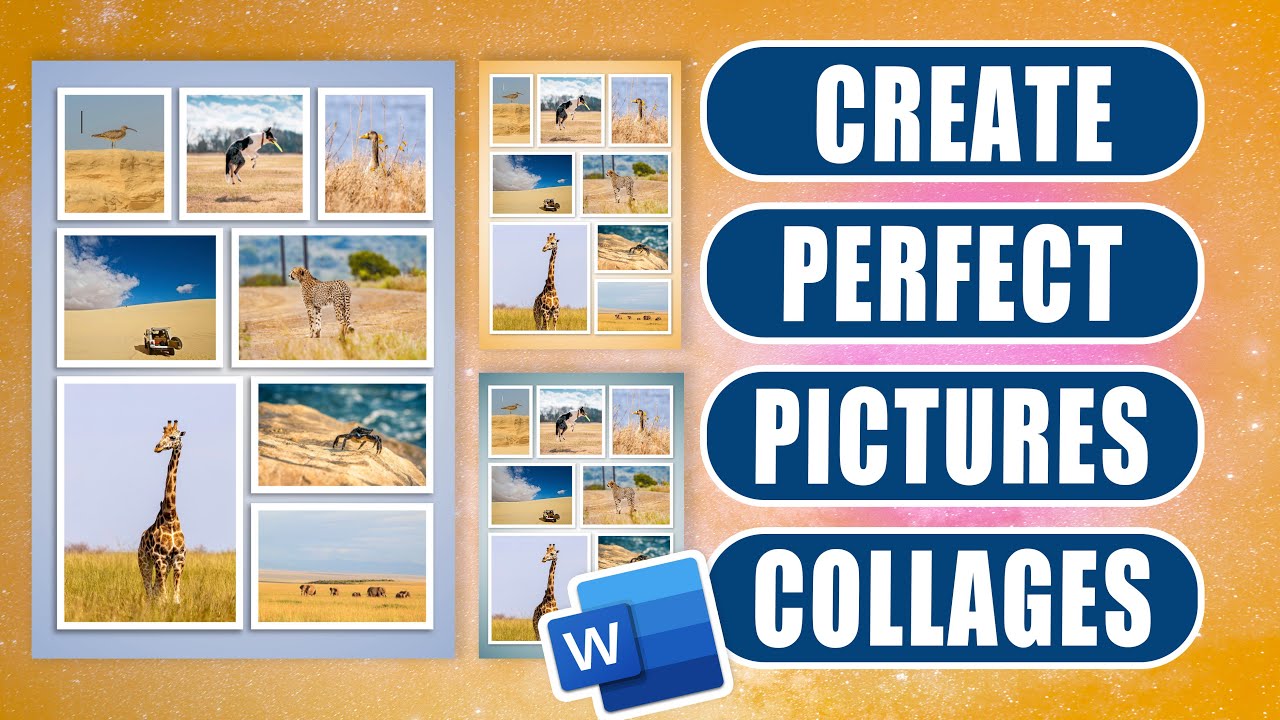 Microsoft Word Hack: Design Stunning Photo Collages Like a Pro! - YouTube