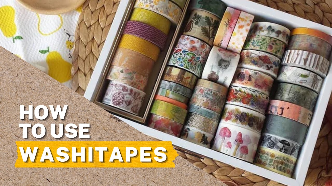 How To Use Washi Tapes - YouTube