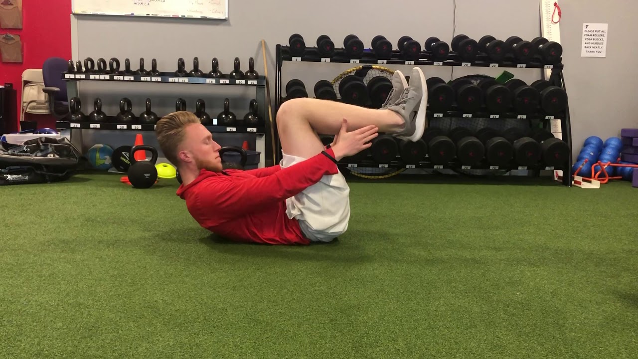 Hollow body hold progressions - YouTube