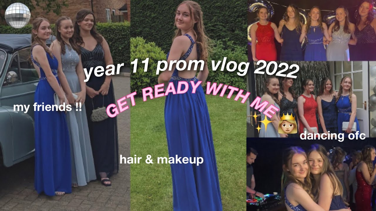 YEAR 11 PROM GRWM + VLOG | makeup, hair and vlog !!🤍 - YouTube