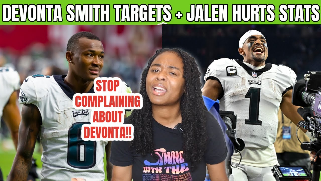 PHILADELPHIA EAGLES - DEVONTA SMITH TARGETS , CJ GARDNER JOHNSON INTERCEPTIONS, JALEN HURTS QBR ...