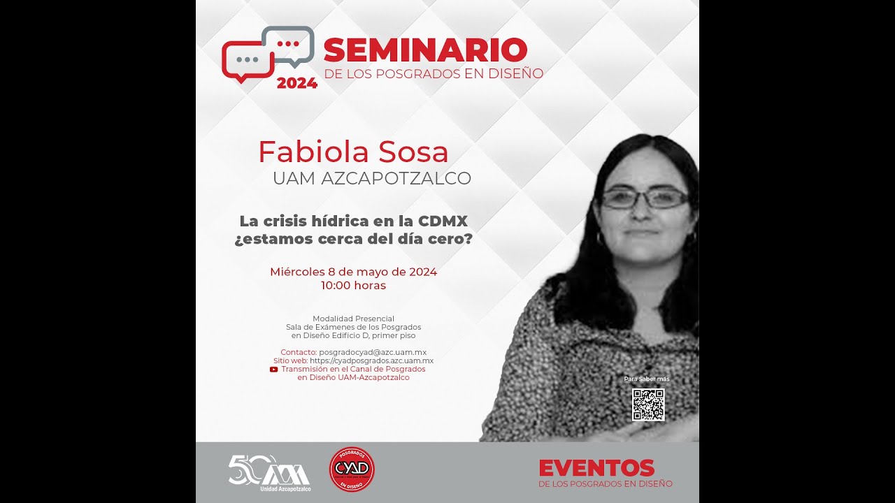 La crisis hídrica en la CDMX, ¿estamos cerca del día cero? - Dra ...