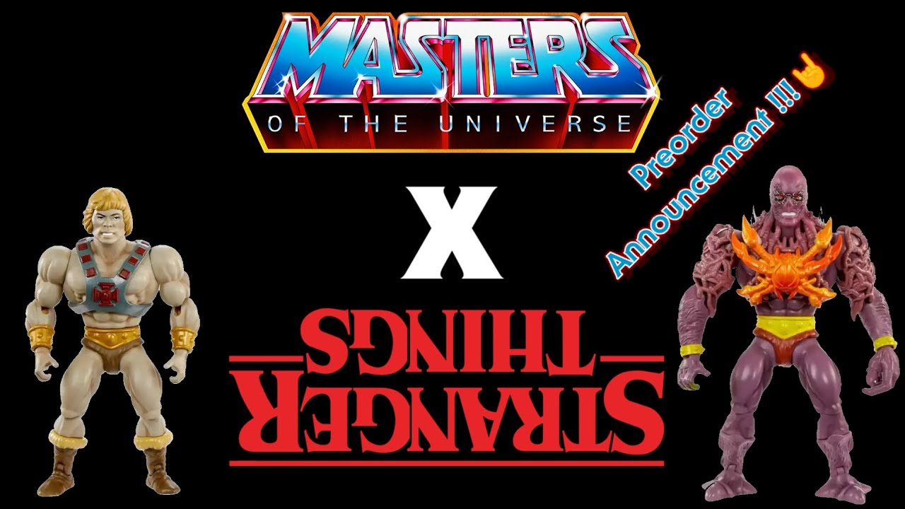 Masters Of The Universe X Stranger Things He-man And Vecna 2 Pack ...