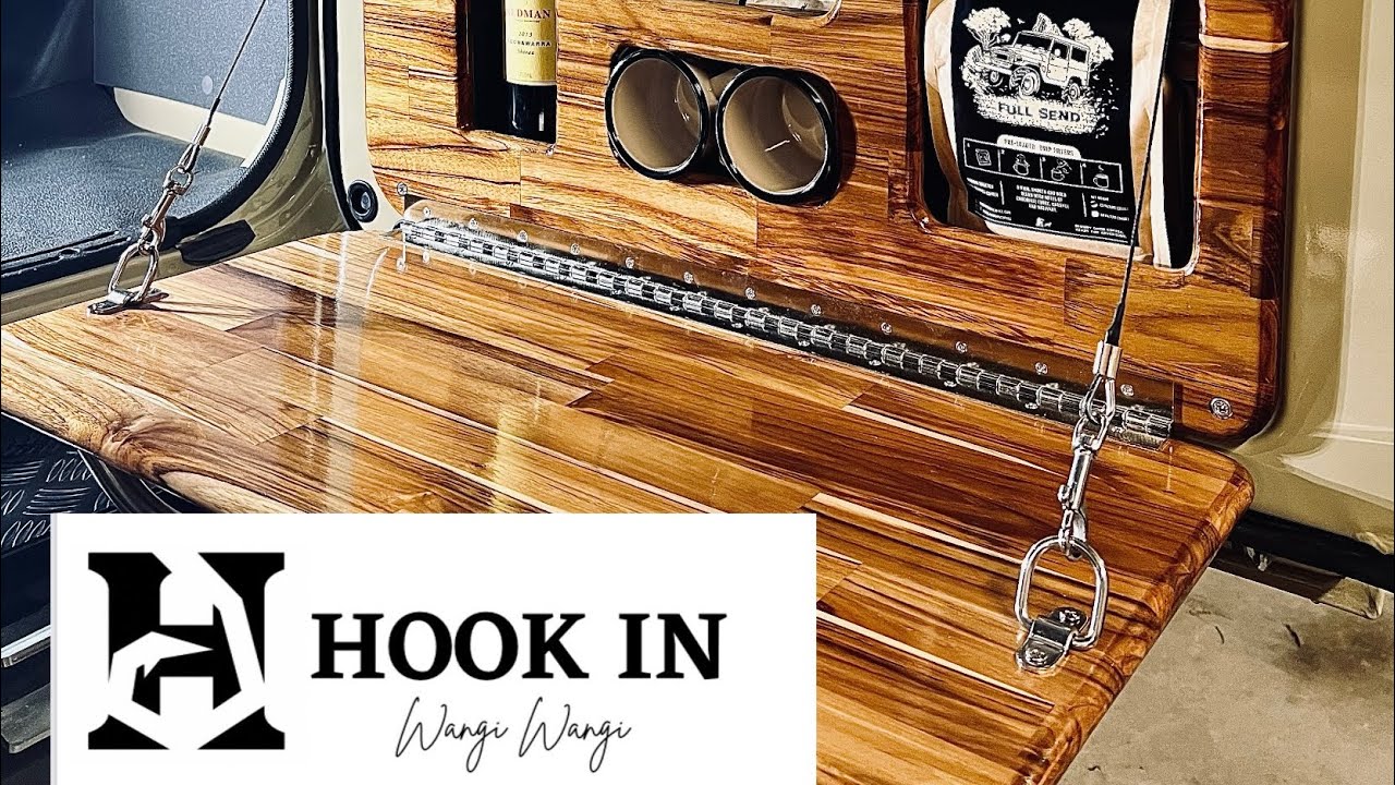 Troopy Barn Door Table Build- Overland Build - YouTube